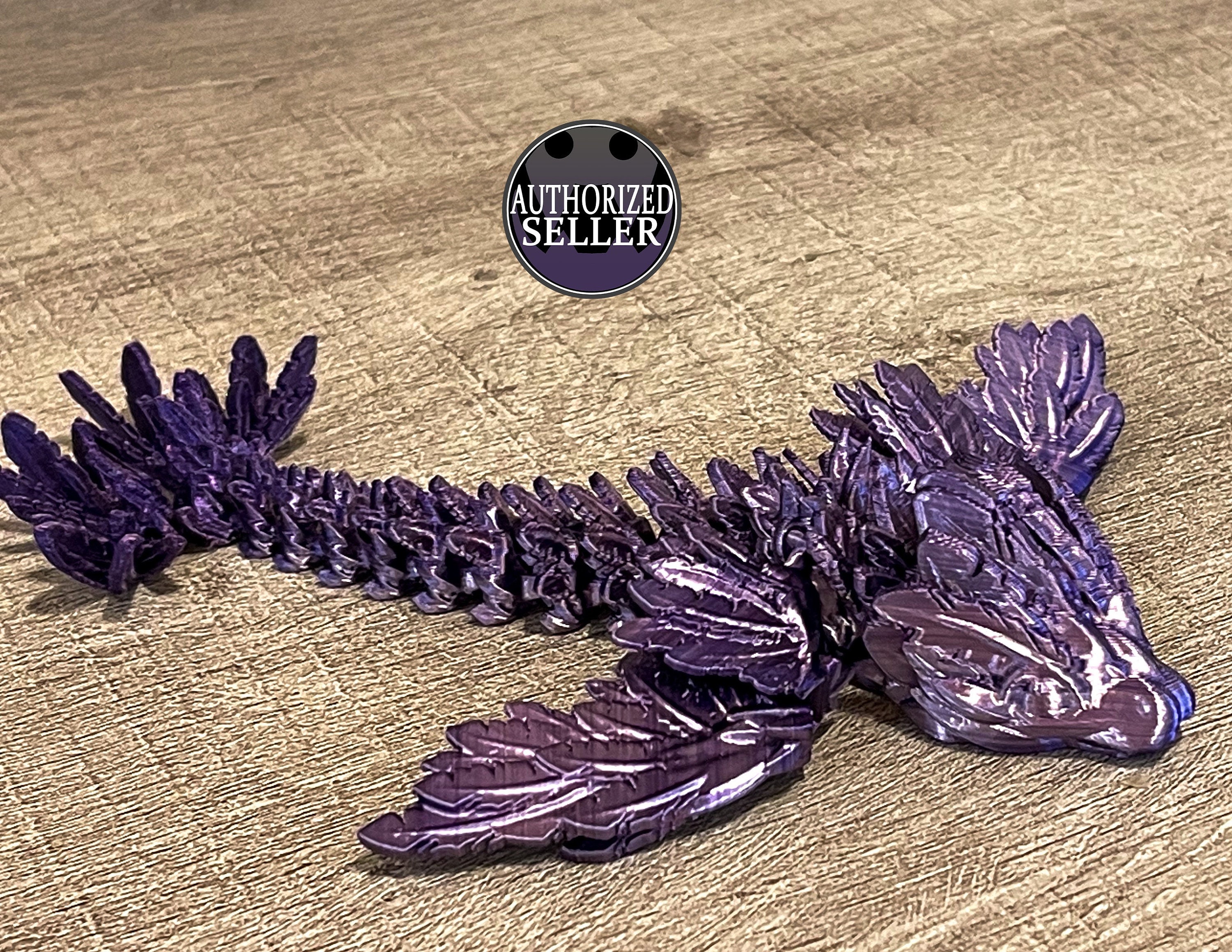 Articulated Flying Serpent Dragon 3D Printed Toy Desk - Etsy UK