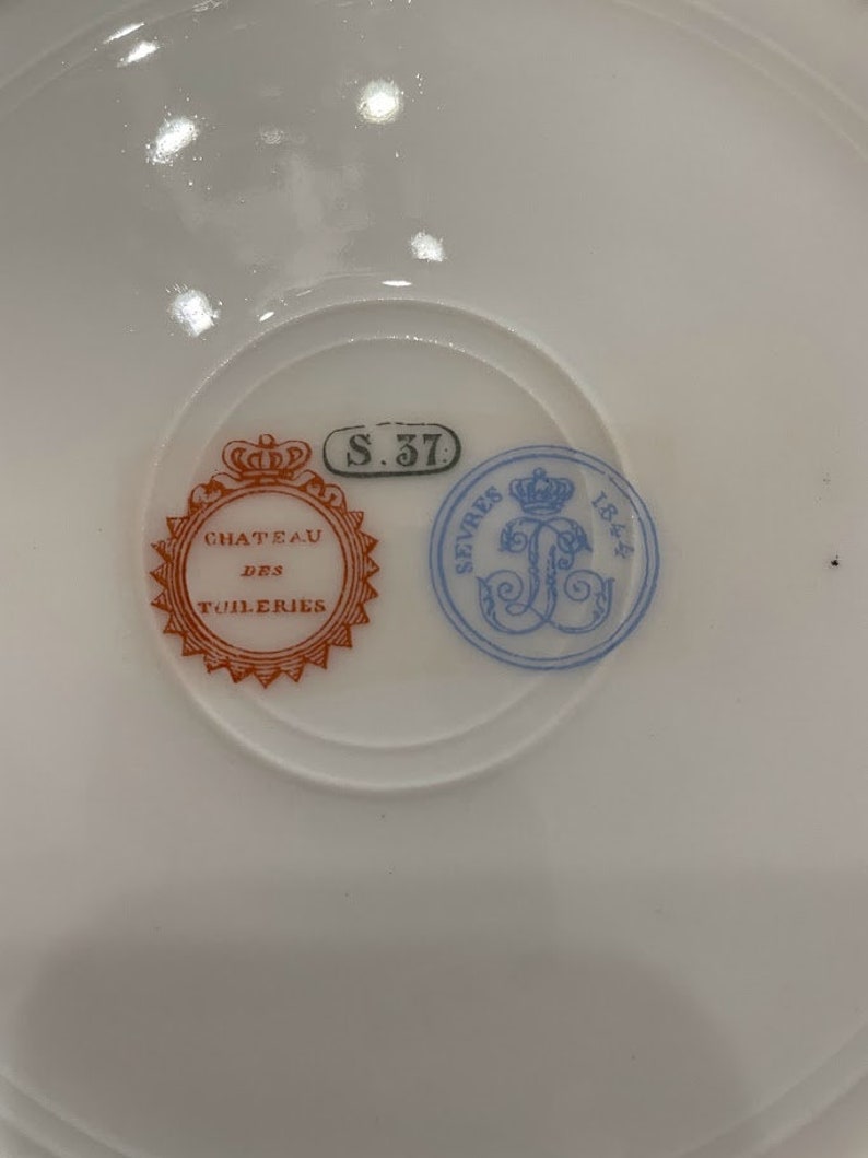 Sevres Porcelain Plate - Etsy