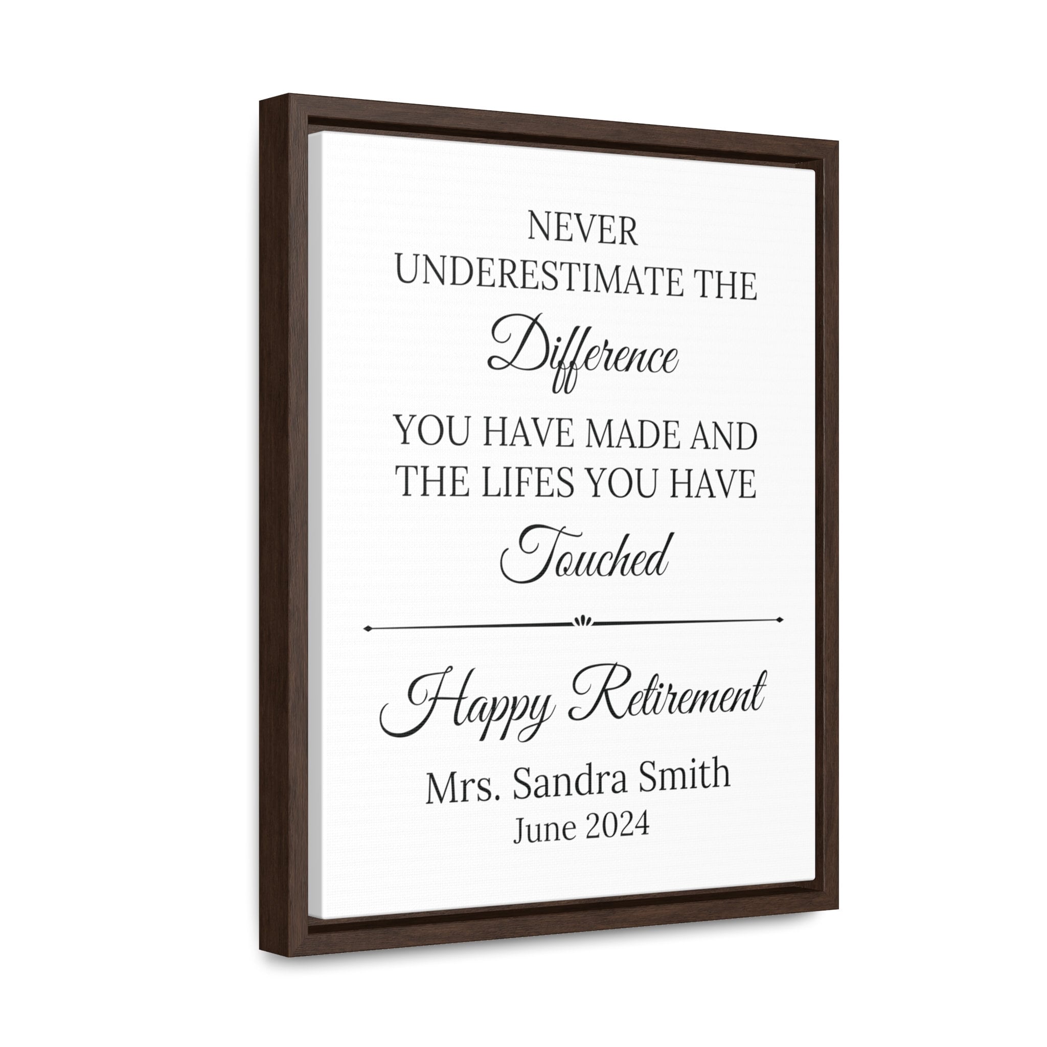 Happy Retirement Gift for Colleague Gift Boss Retiring Custom Wall ...