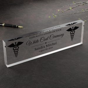 White Coat Ceremony Gift for Her Custom Medical Student Gift White Coat ...
