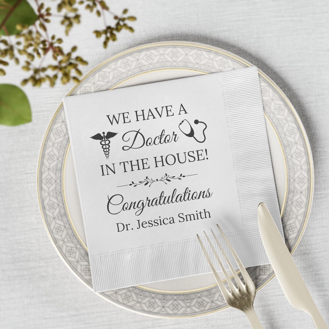 Doctor Graduation Gift New Doctor Graduation We Have a Doctor in House ...