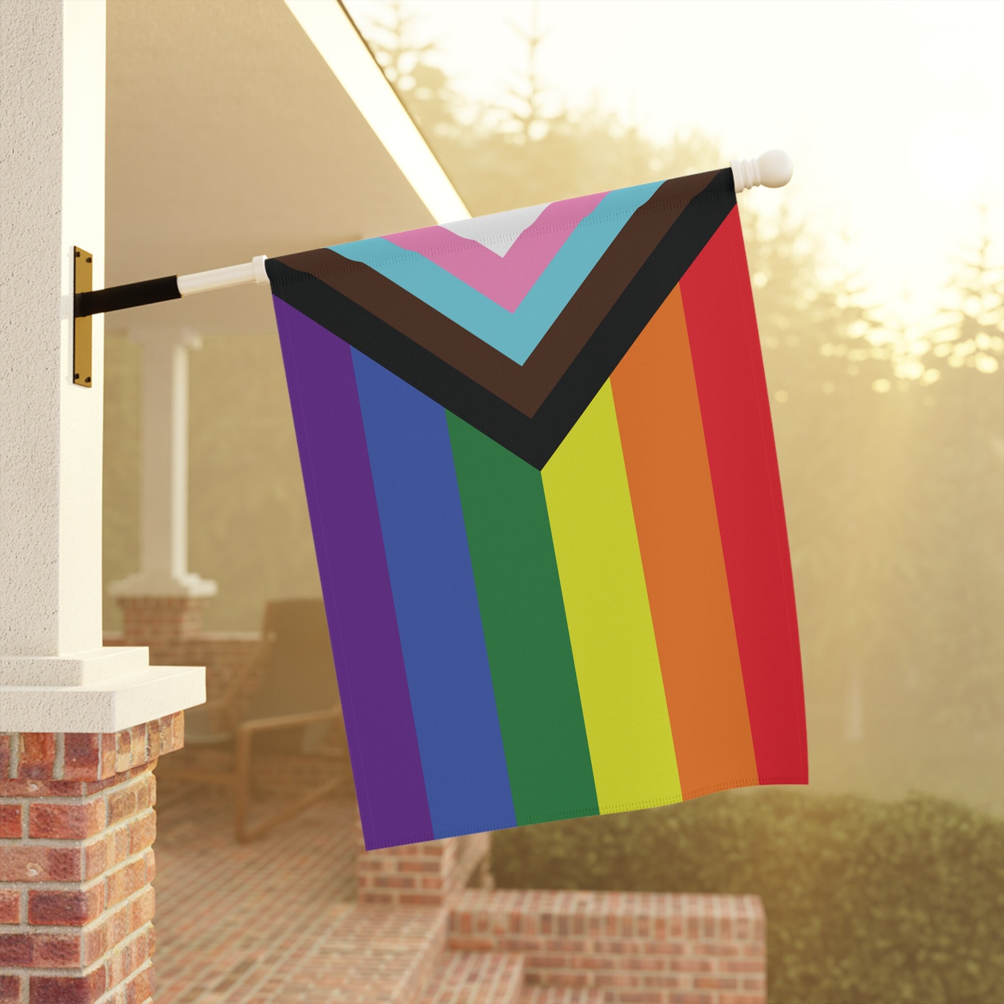 Progress LGBTQ Pride Flag, Pride Progress Flag, LGBTQ Flag, House ...