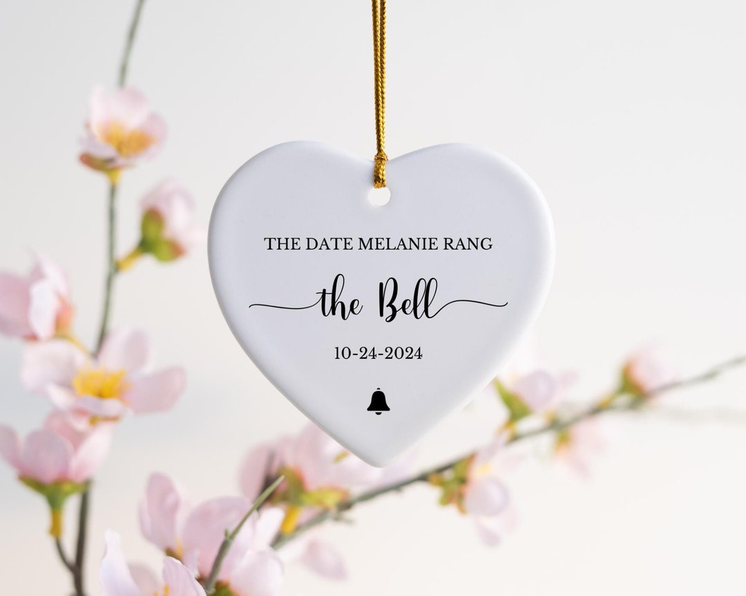 End of Chemo Gift Cancer Bell Ringing Ornament Ring the Cancer Bell ...