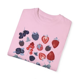 Berry Shirt Fruit Gardening Shirt Aesthetic Summer Tshirt for Women ...