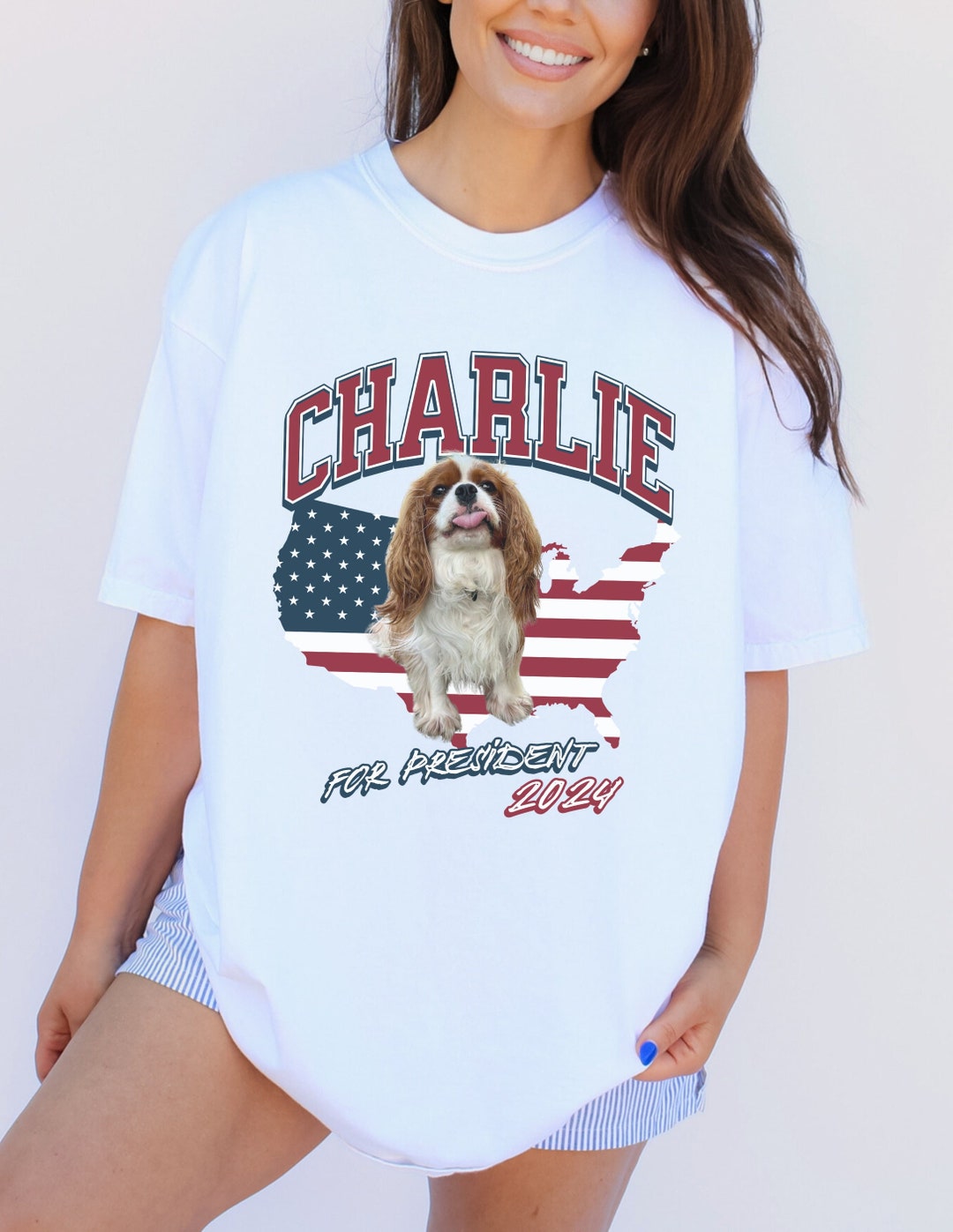 2024 Presidential Election Custom Dog Shirt Photo Humor Election Dog ...