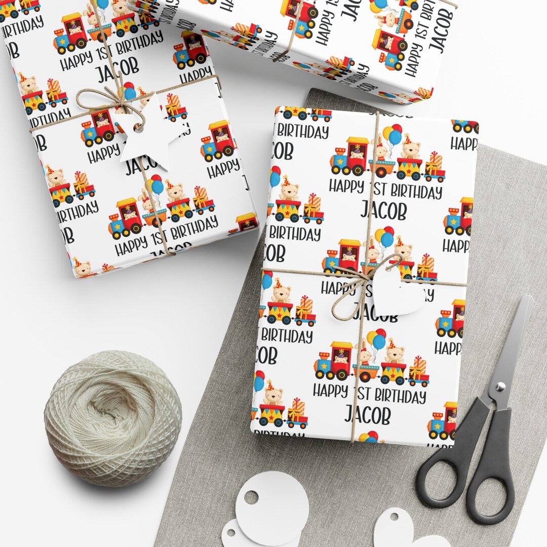 Birthday Gift Wrapping for Kids Personalized Girl Birthday Gift Boy ...