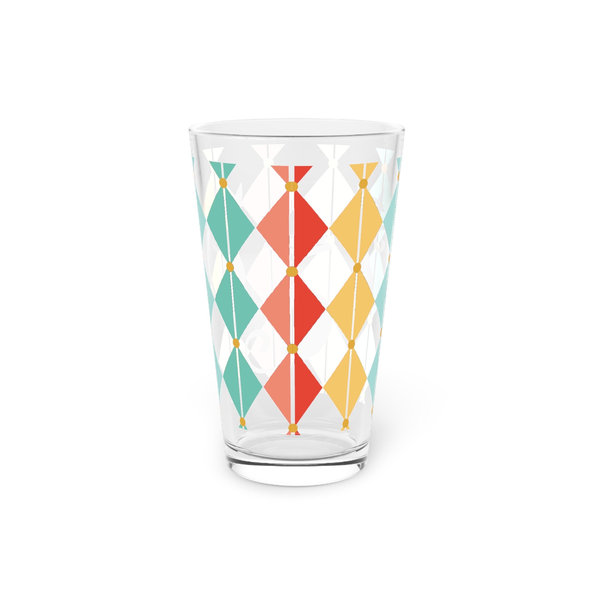 Atomic Cat Glassware MCM Cat Drinking Glasses Black Cat Mid Century ...