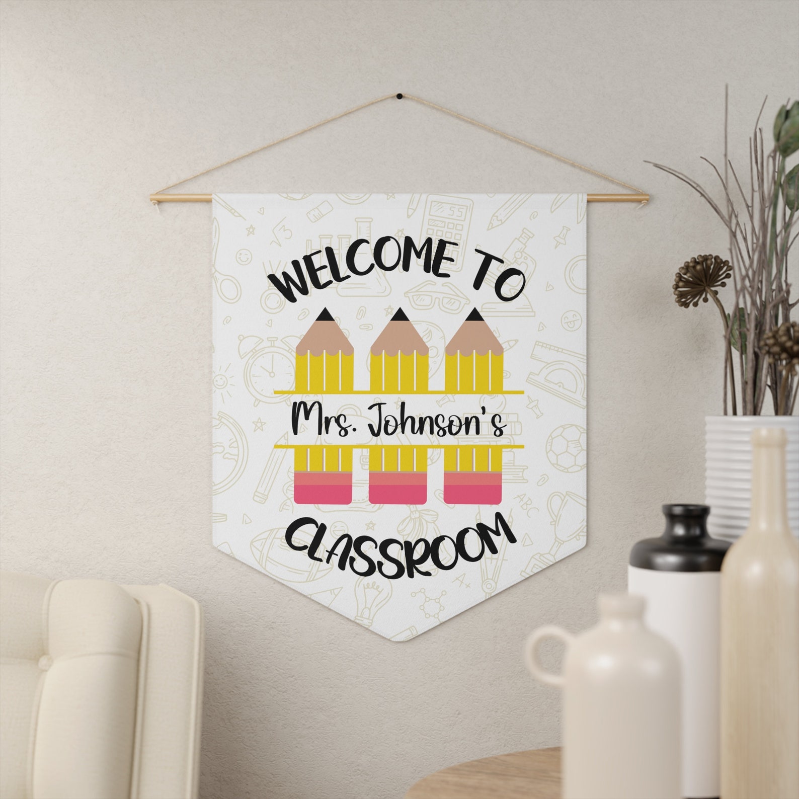 Personalized Teacher Door Sign Back to School Teacher Gift - Etsy