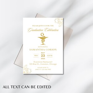 Pharmacy School Graduation Invitation Doctor of Pharmacy Graduation ...