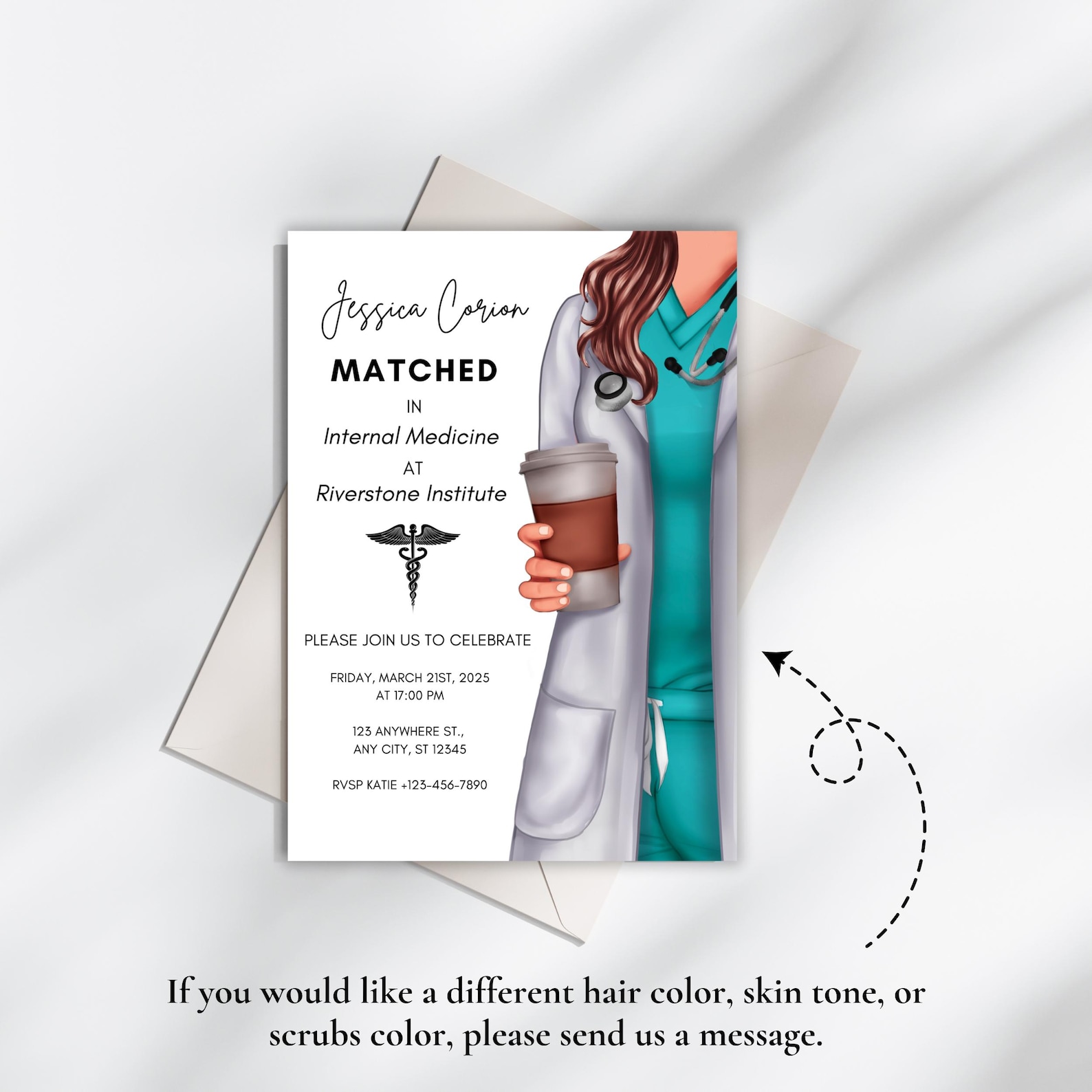 Match Day Invitation 5x7 Residency Match Instant Download Match ...