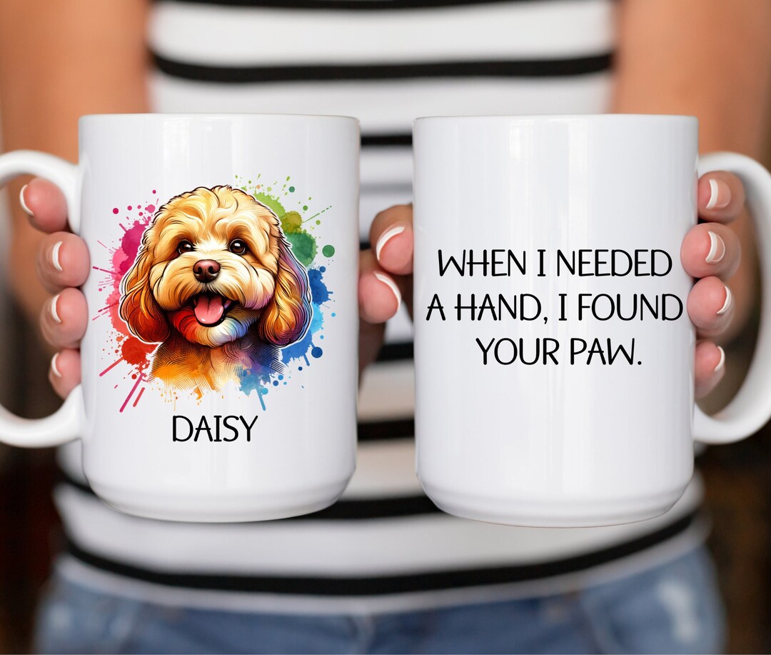 Custom Cavapoo Gift for Cavapoo Mom Mug Cavapoo Dad Sentimental Gift ...