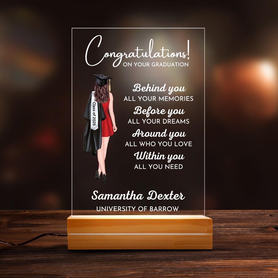 Graduation Gift for Women 2025 Custom Graduation Gift for Her ...