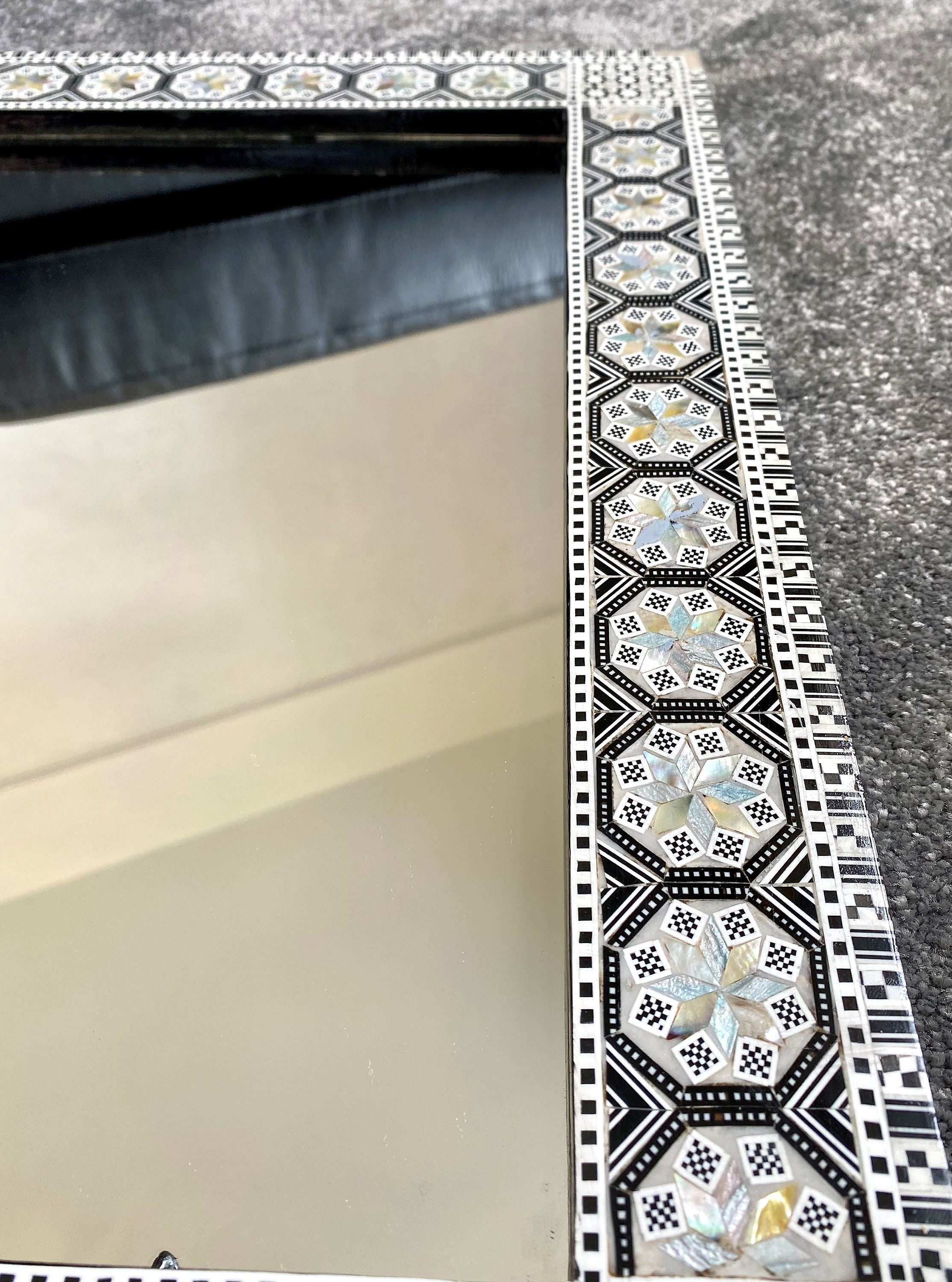 SALE Mosaic Mirror With Luxurious Mother of Pearl Inlay - Etsy UK