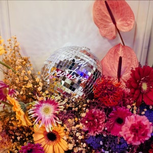 Personalised Disco Ball 20cm - Party & Wedding Decor | Unique Gift ...
