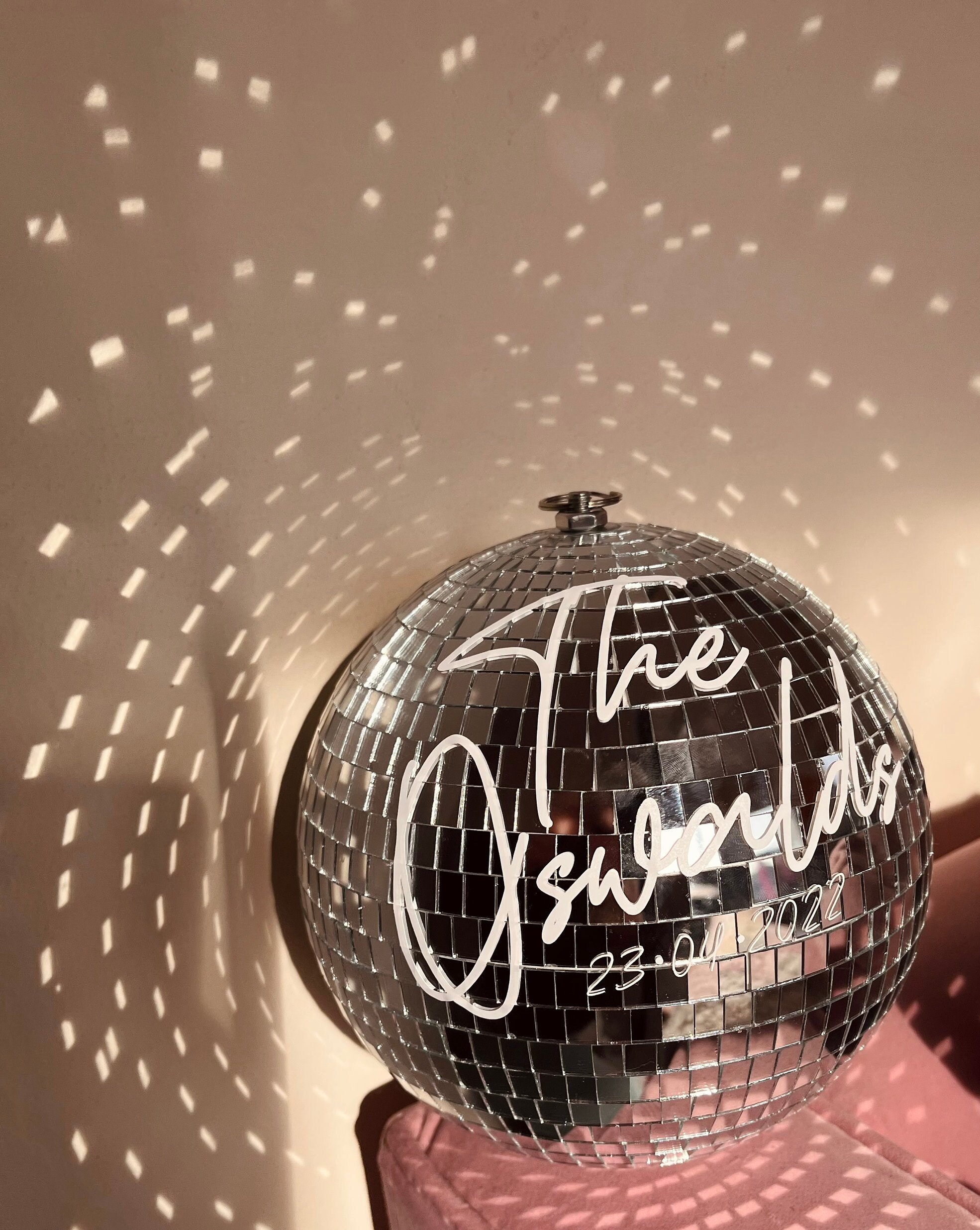 Personalised Disco Ball 20cm Party & Wedding Decor Unique - Etsy UK