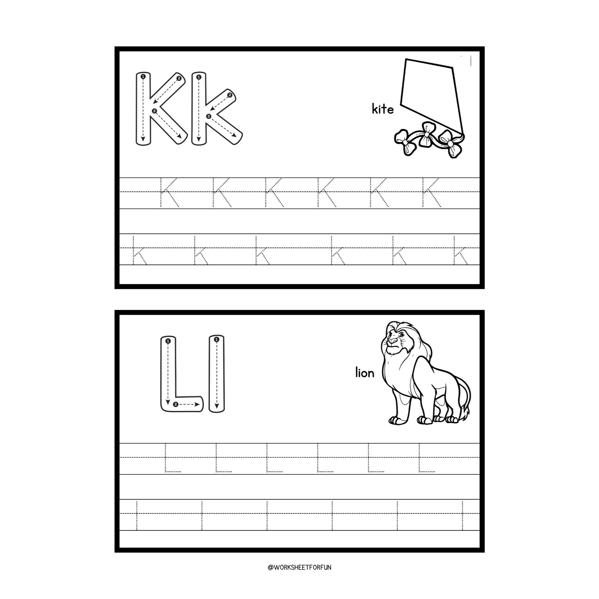 26 ABC Phonics Tracing Cards Handwriting and Phonics Preschool-kdg - Etsy