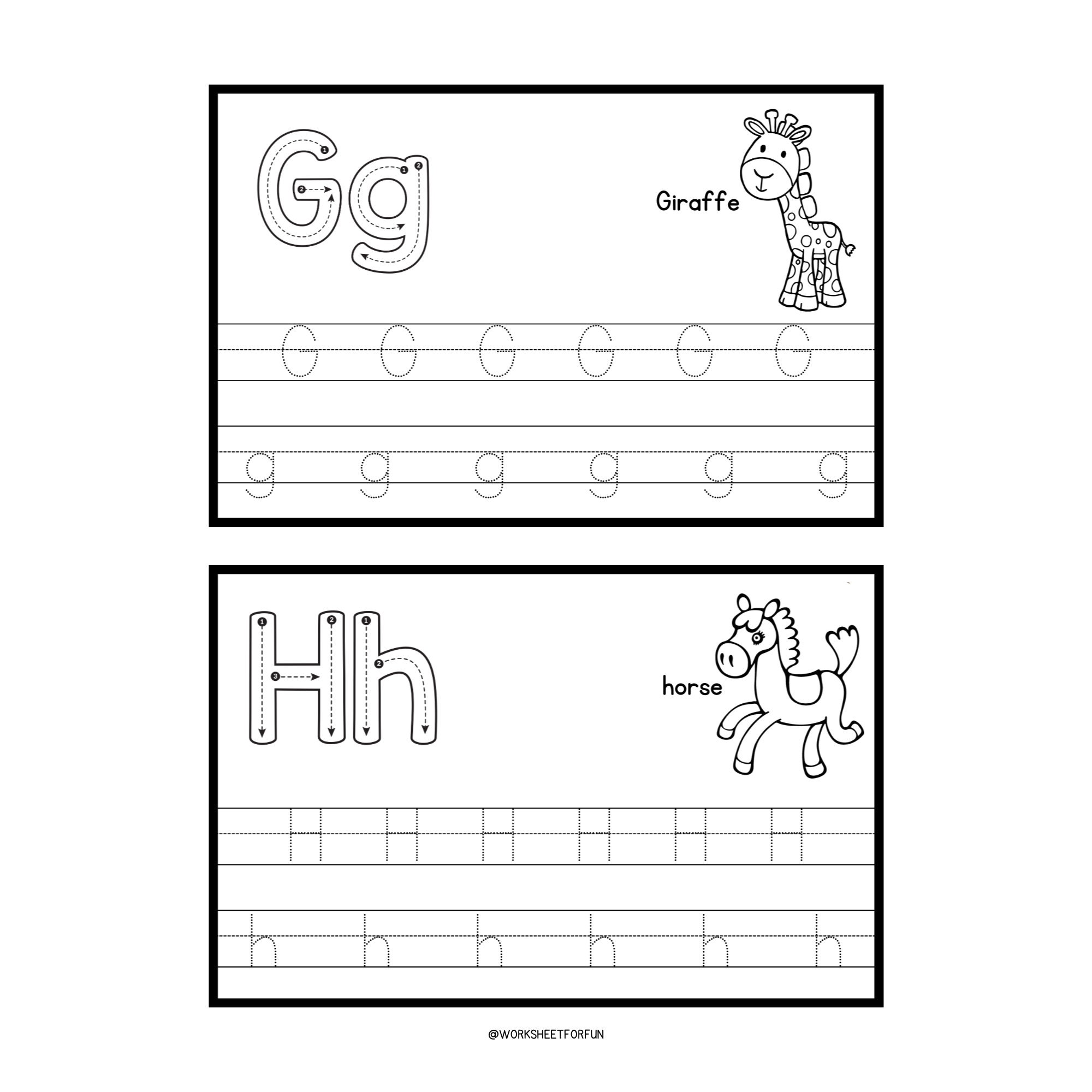 26 ABC Phonics Tracing Cards Handwriting and Phonics Preschool-kdg - Etsy