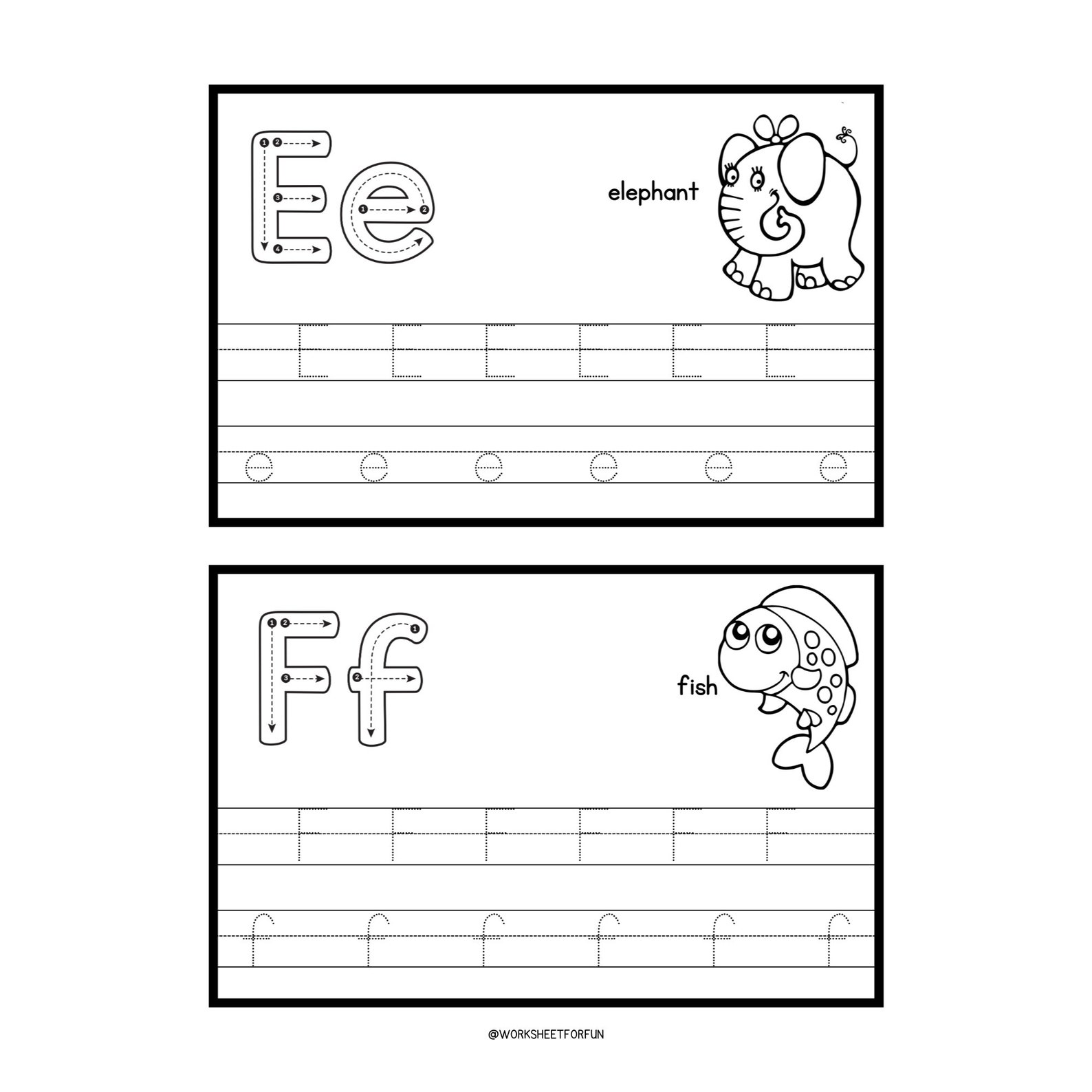 26 ABC Phonics Tracing Cards Handwriting and Phonics Preschool-kdg - Etsy