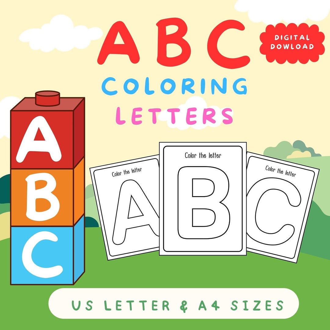Alphabet Coloring Pages, ABC Coloring Pages, Preschool Coloring Pages ...