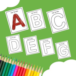 Alphabet Coloring Pages, ABC Coloring Pages, Preschool Coloring Pages ...