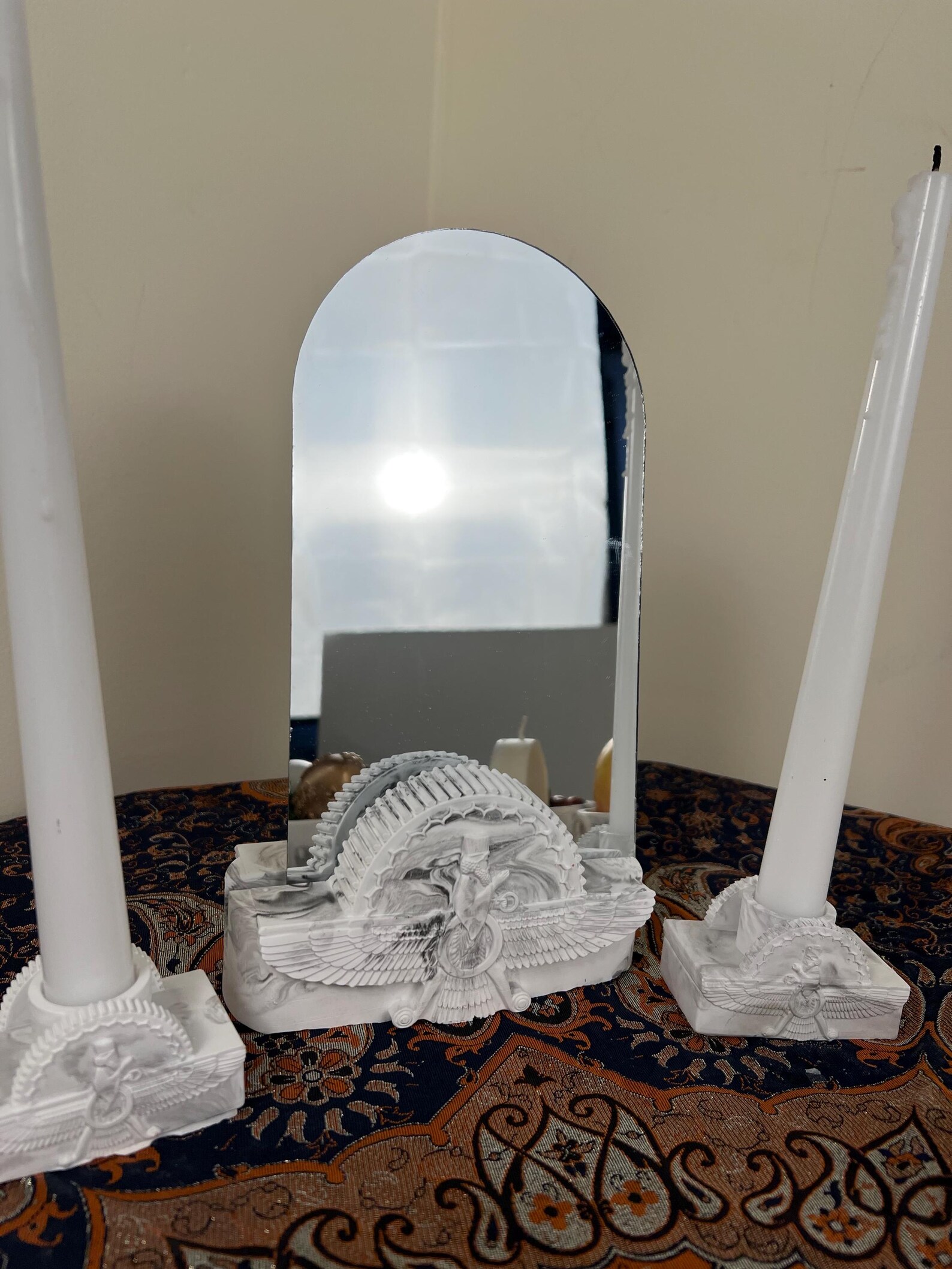 Handmade Ahura Mazda Concrete Haftseen – Unique Persian New Year ...