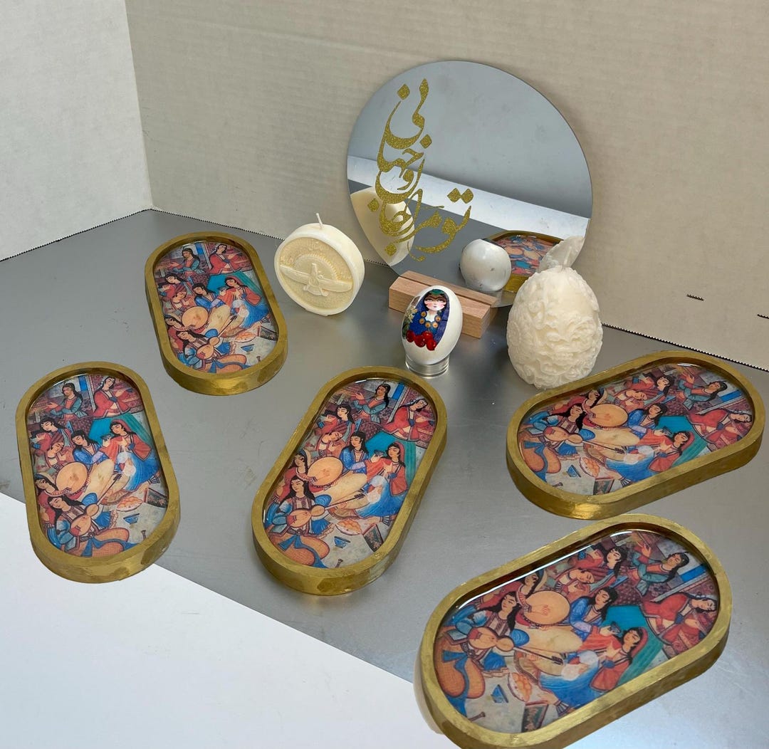Haft Sin Set, Persian New Year,haft Seen Decoration ,sofreh Haftseen ...