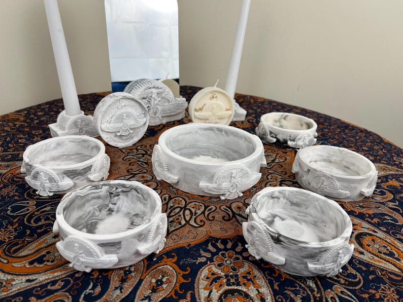 Handmade Ahura Mazda Concrete Haftseen – Unique Persian New Year ...