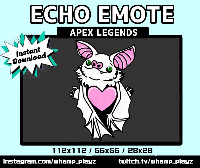 Echo Heart Apex Legends Emote for Streamer Twitch Discord - Etsy Israel