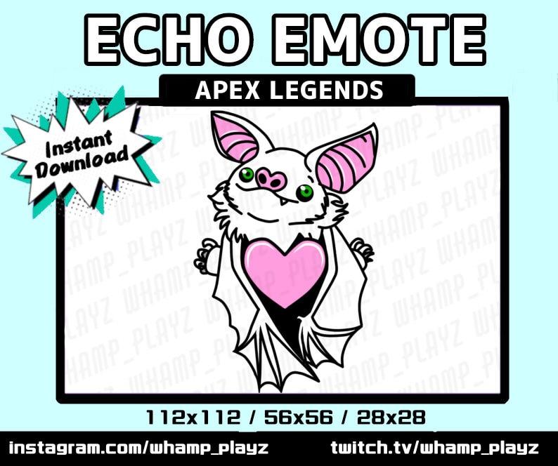 Echo Heart Apex Legends Emote for Streamer Twitch Discord - Etsy Israel