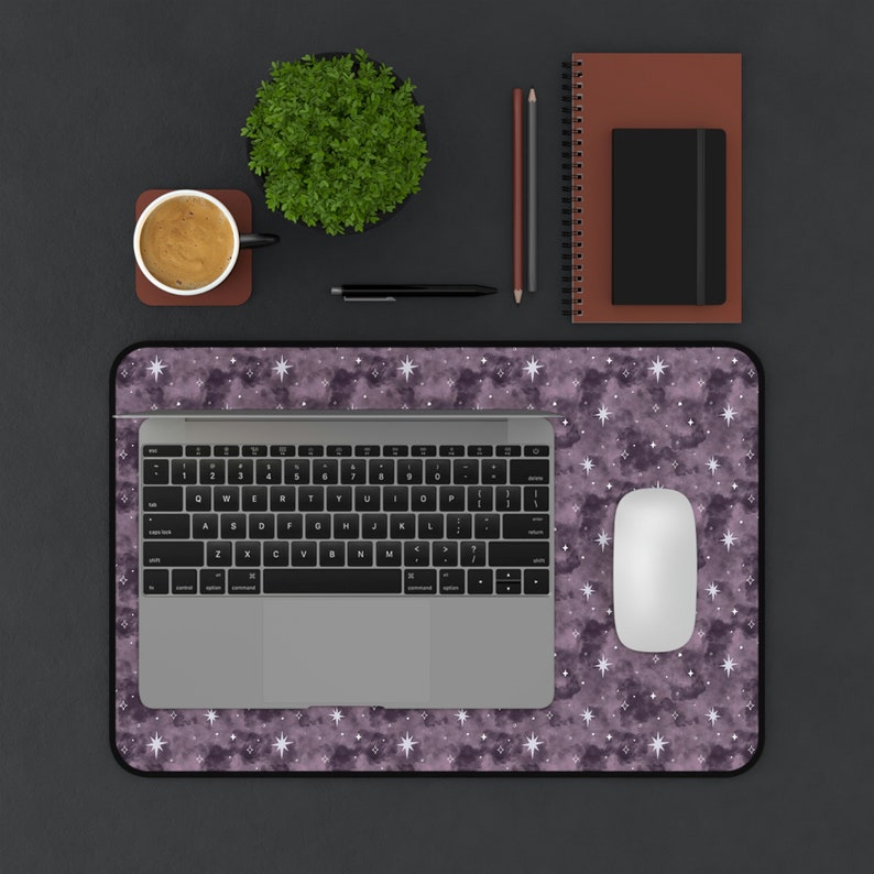 Witchy Celestial Stars Aesthetic Desk Mat, Cute Trendy Keyboard Pad - Etsy