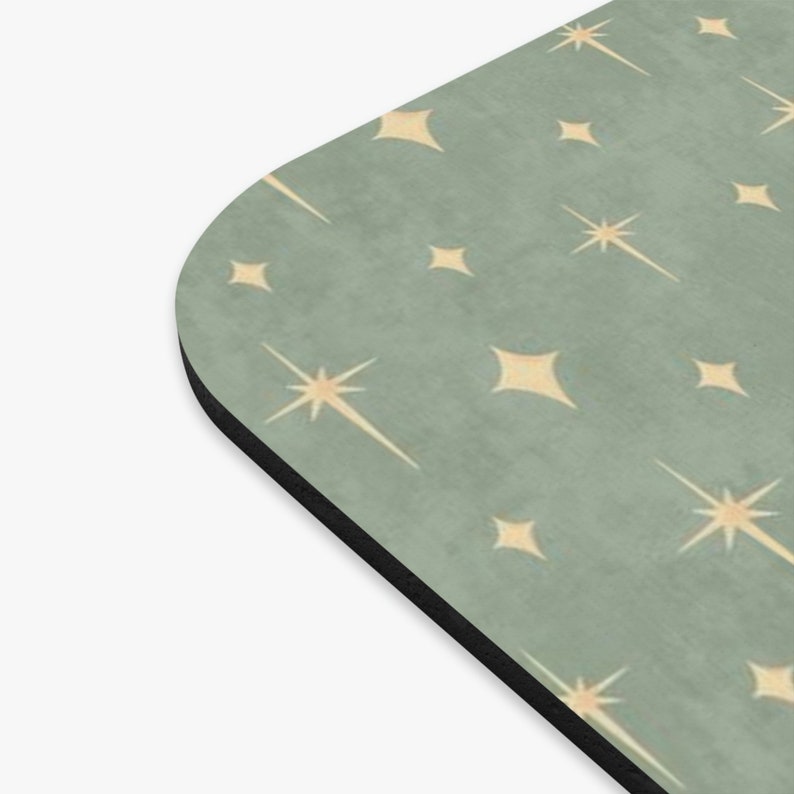 Sage Green Stars Aesthetic Mouse Pad Trendy Boho Desk - Etsy