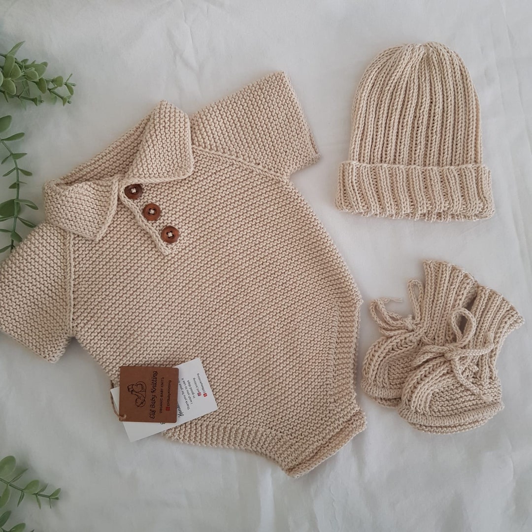Newborn Baby Outfit, Homecoming Outfit, Knitted B, Baby Clothes ...