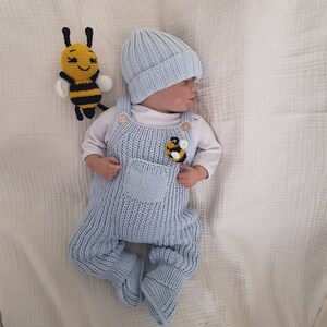Knitted Baby Honey Bee Rompers Set, Newborn Coming Home Baby Outfit, Knitted Baby Clothes, Baby ...
