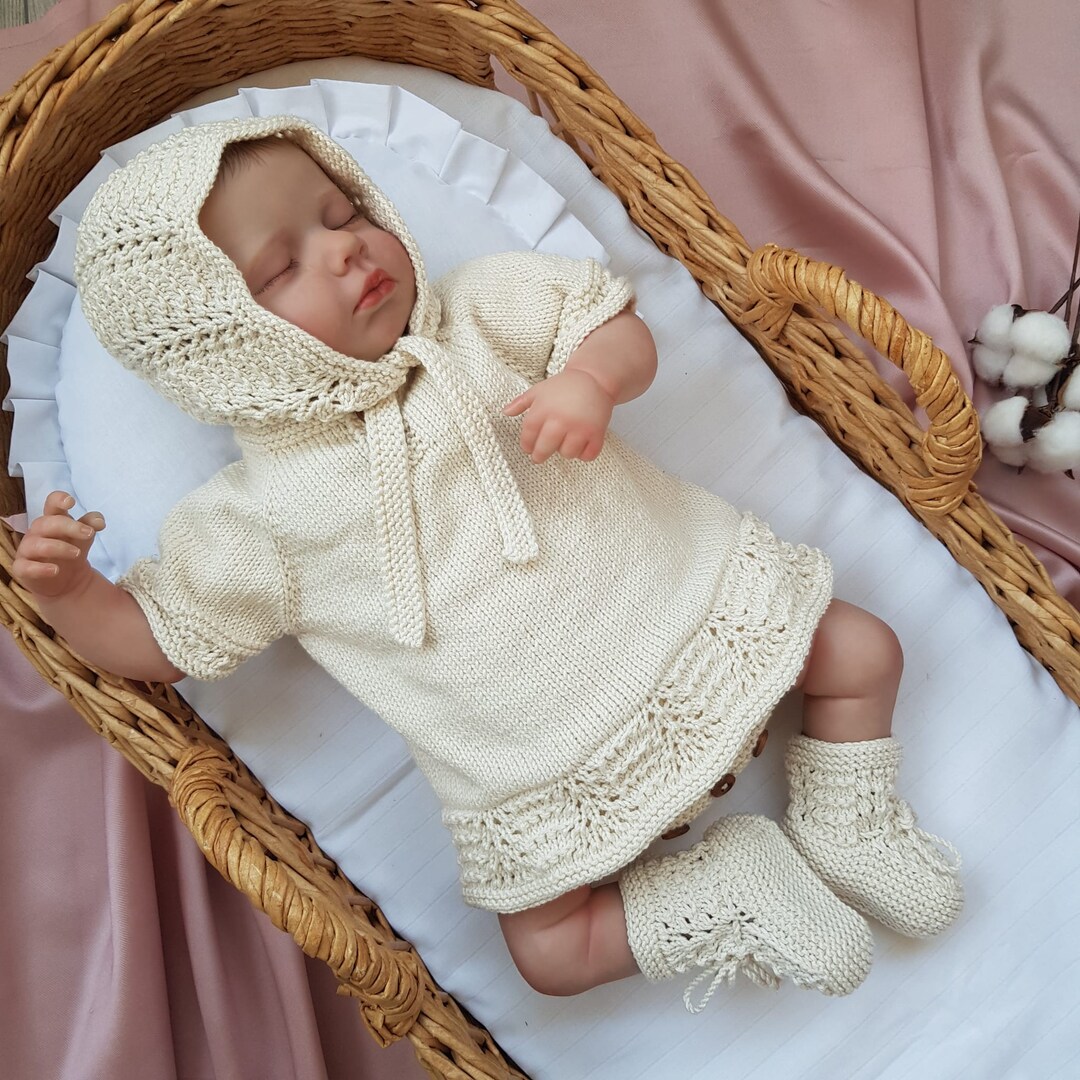 Newborn Baby Girl Coming Home Outfit, Baby Girl Set of 3, Organic ...