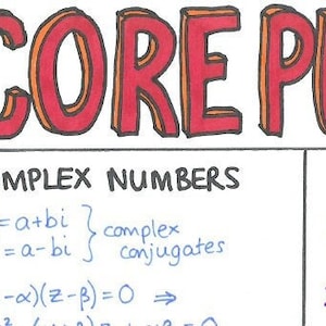 Core Pure 1 Further Maths Edexcel Revision Poster - Etsy