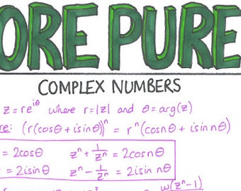 Core Pure 1 Further Maths Edexcel Revision Poster - Etsy