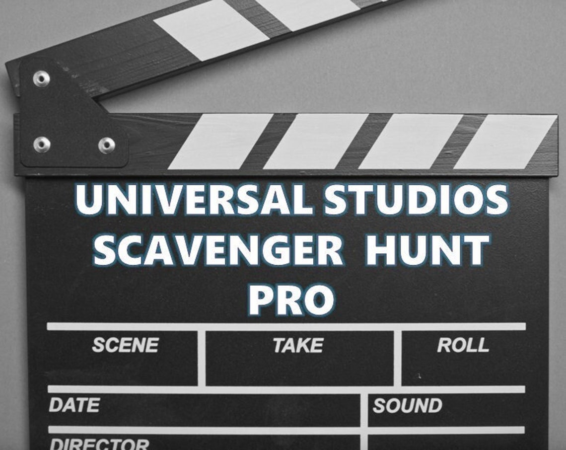 Universal Studios Scavenger Hunt 1 - Pro Difficulty - Etsy