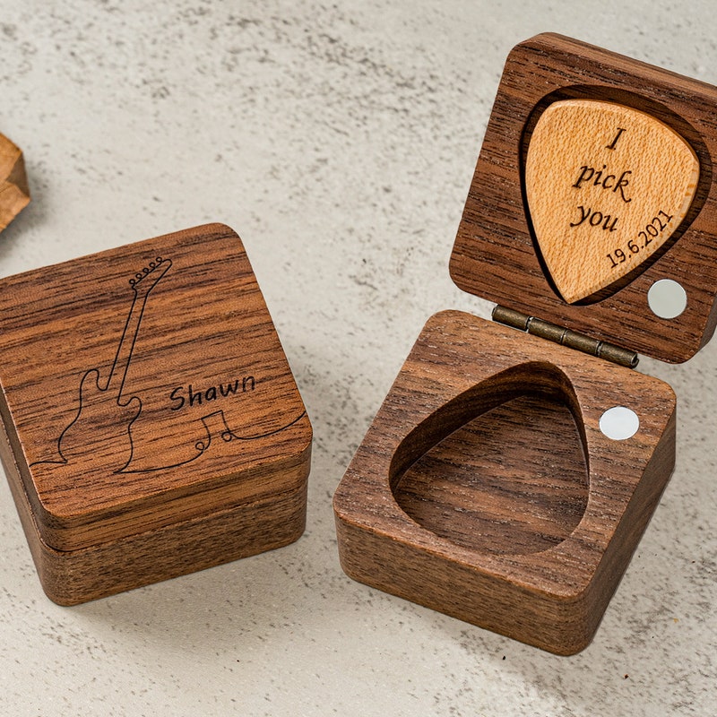 Guitar Pick Box - Etsy