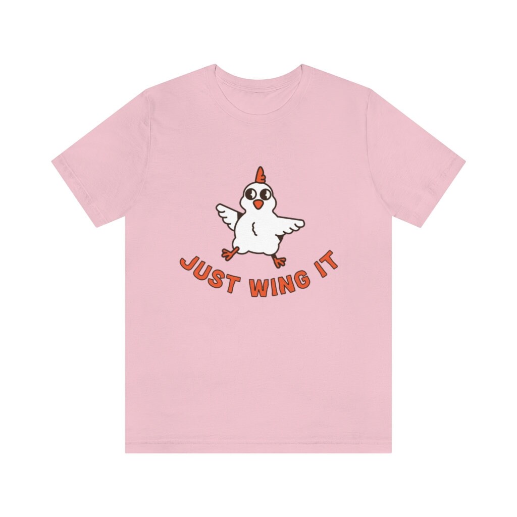 Just Wing It Shirt | Chicken Shirt | Funny Chicken Shirt | Funny Animal ...