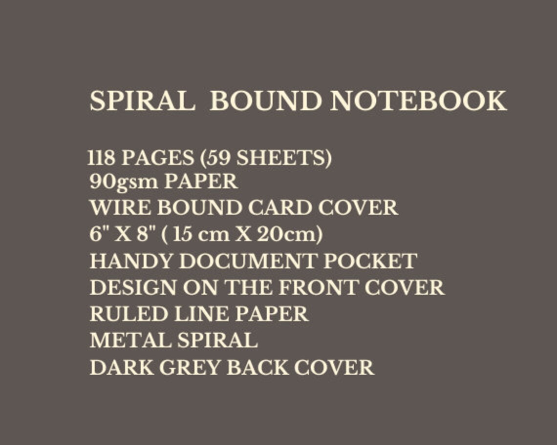 Personalized Top Spiral Notebook, Custom Name Spiral Spring Notebook ...