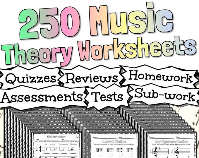 Writing Basic Intervals Worksheet — Writing Intervals Music Theory ...