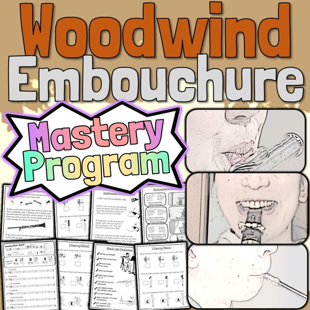 Woodwind Embouchure Mastery Program - All Woodwind Instruments - Etsy