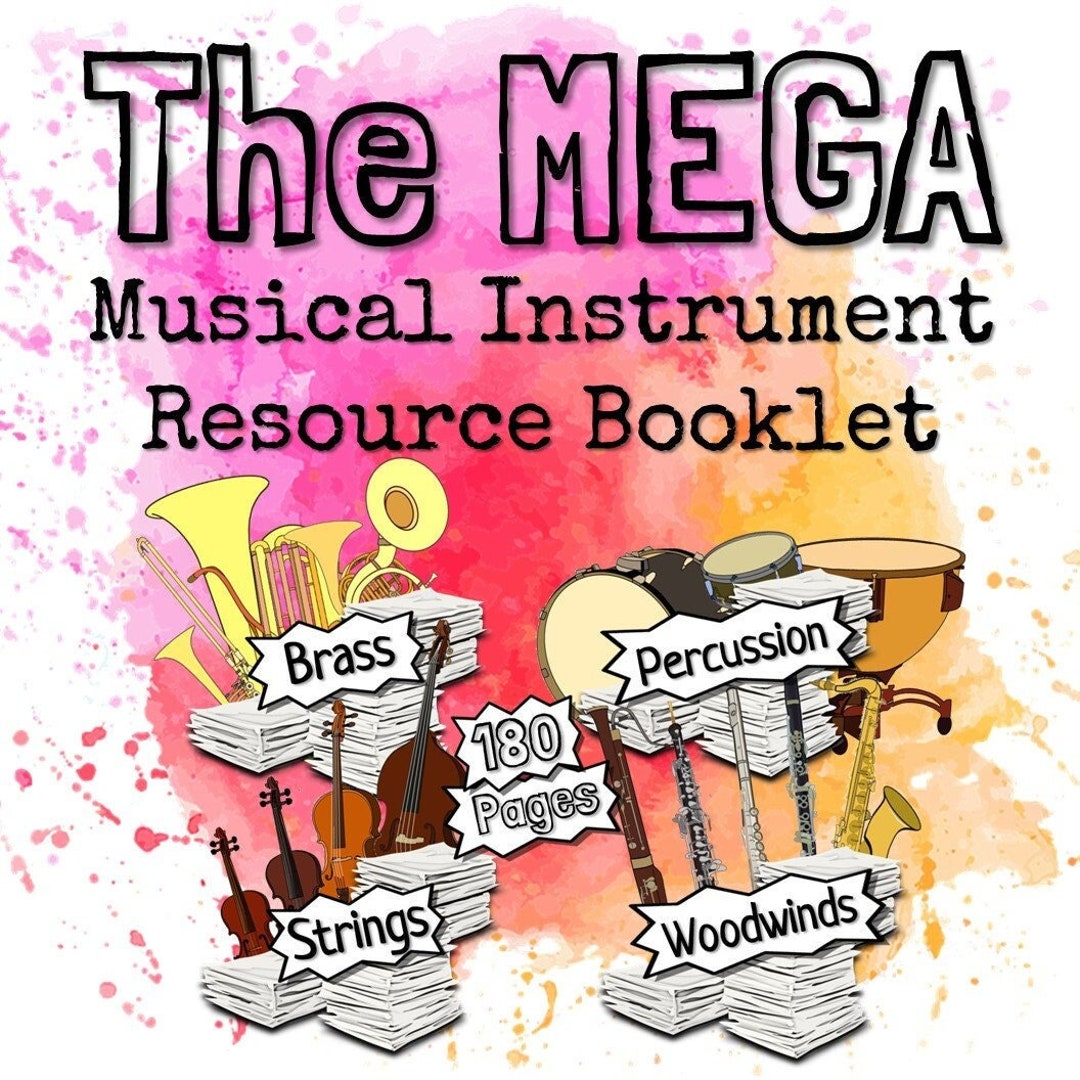 180 Musical Instruments Worksheets | Orchestra Instruments Resource ...