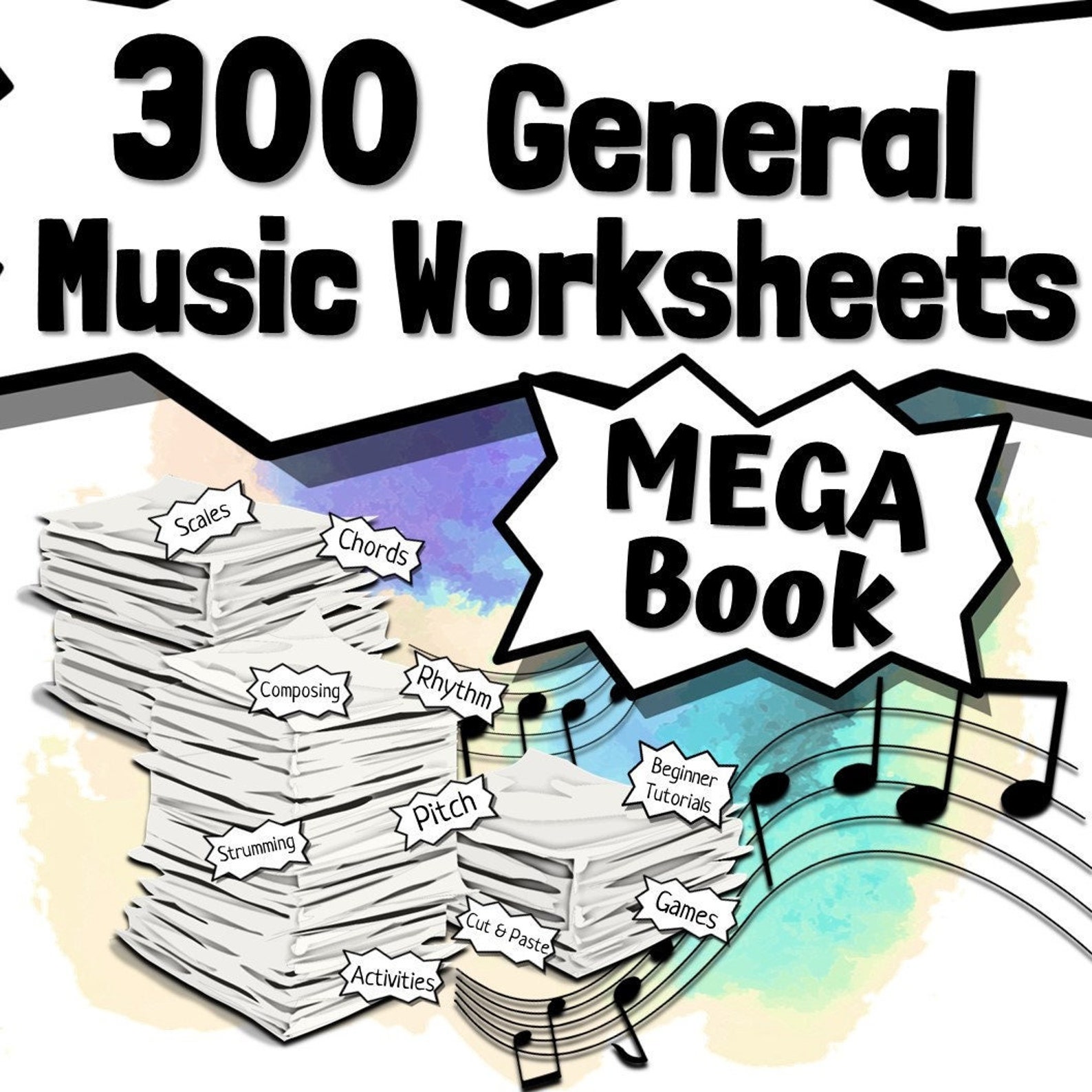300 General Music Worksheets | Tests, Quizzes, Homework, Reviews or ...