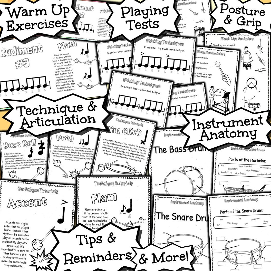 Percussion Beginner Posture and Grip Mastery Program - Etsy