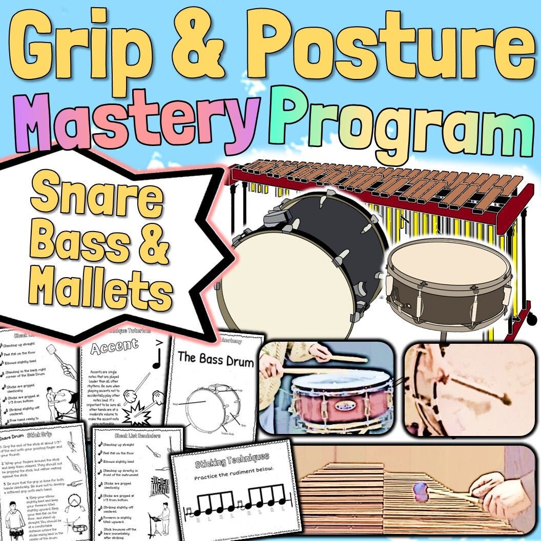 Percussion Beginner Posture and Grip Mastery Program - Etsy