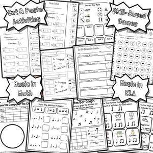 300 General Music Worksheets | Tests, Quizzes, Homework, Reviews or ...