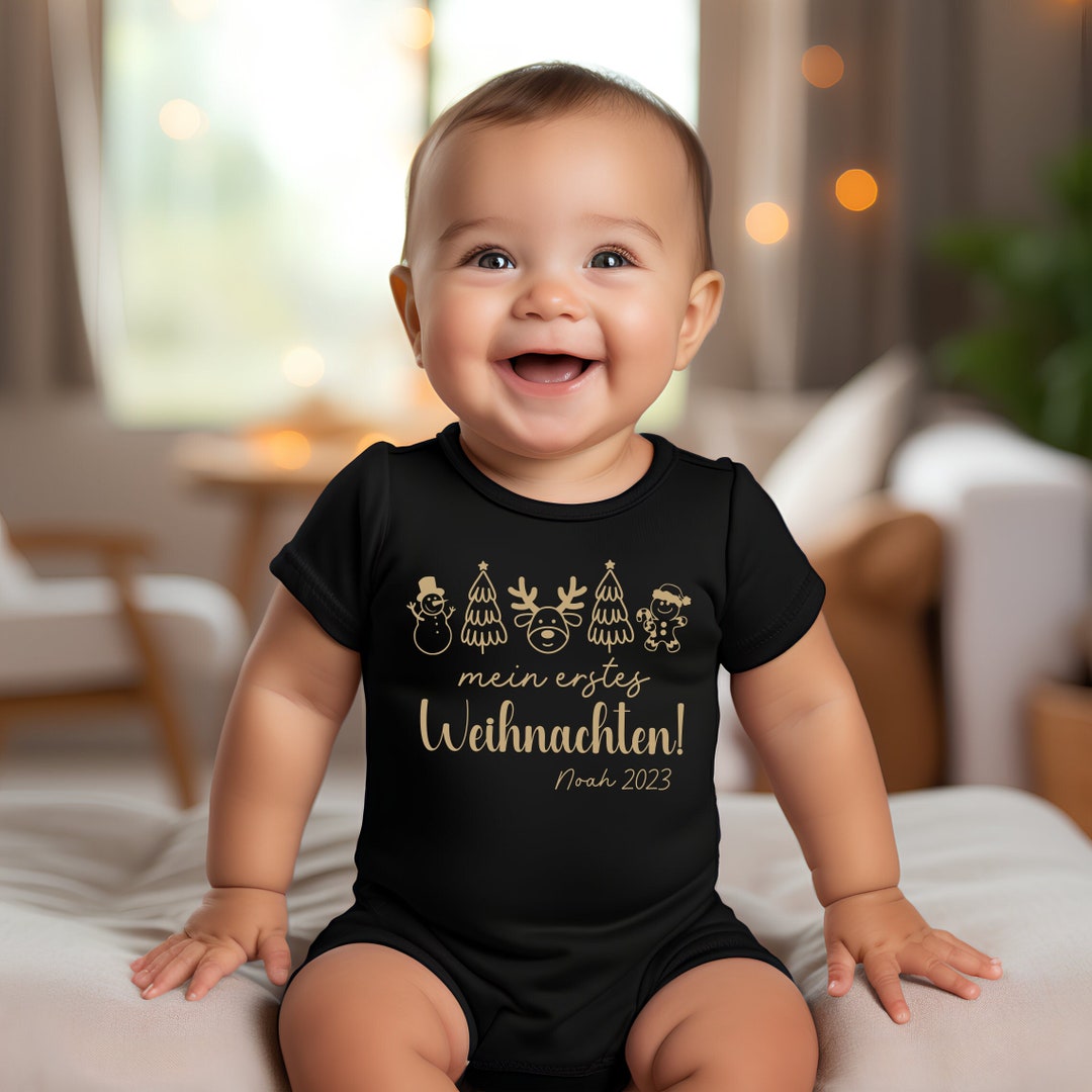 Baby Strampler für ein magisches erstes WeihnachtenMein - Etsy Schweiz