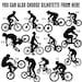 Personalized Cycling Photo Collage Custom Mountain Bike Photo Collage ...