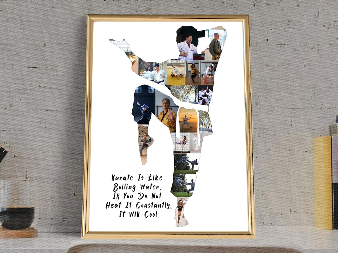 Custom Karate Photo Collage Karate Coach Gift Karate Gift for Him ...